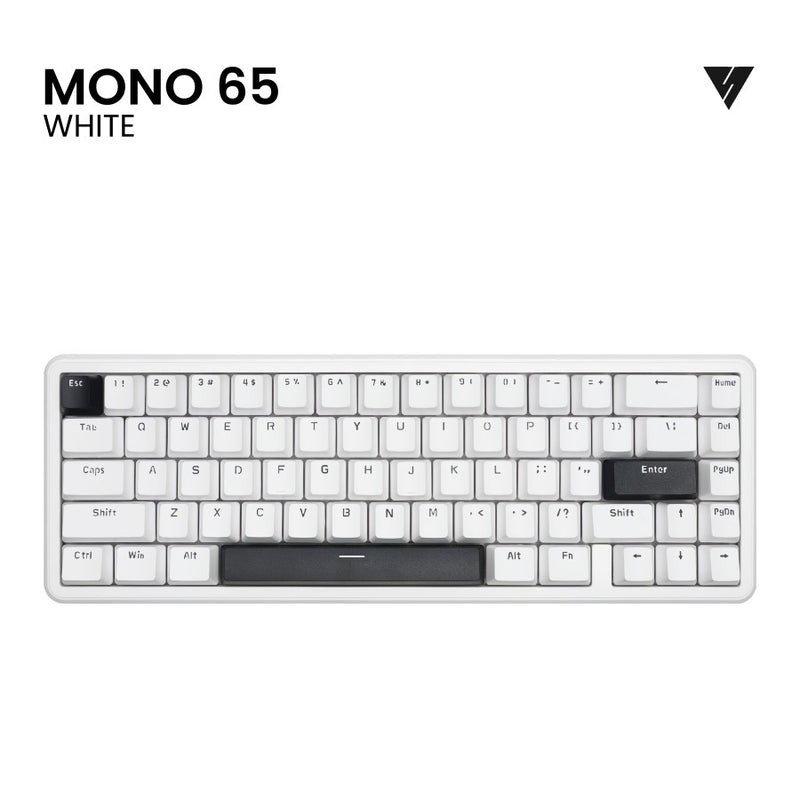 Vortexseries Vortex Mono Series Wired Gasket Mount Mechanical Keyboard 65% / 75% / 87% TKL ...