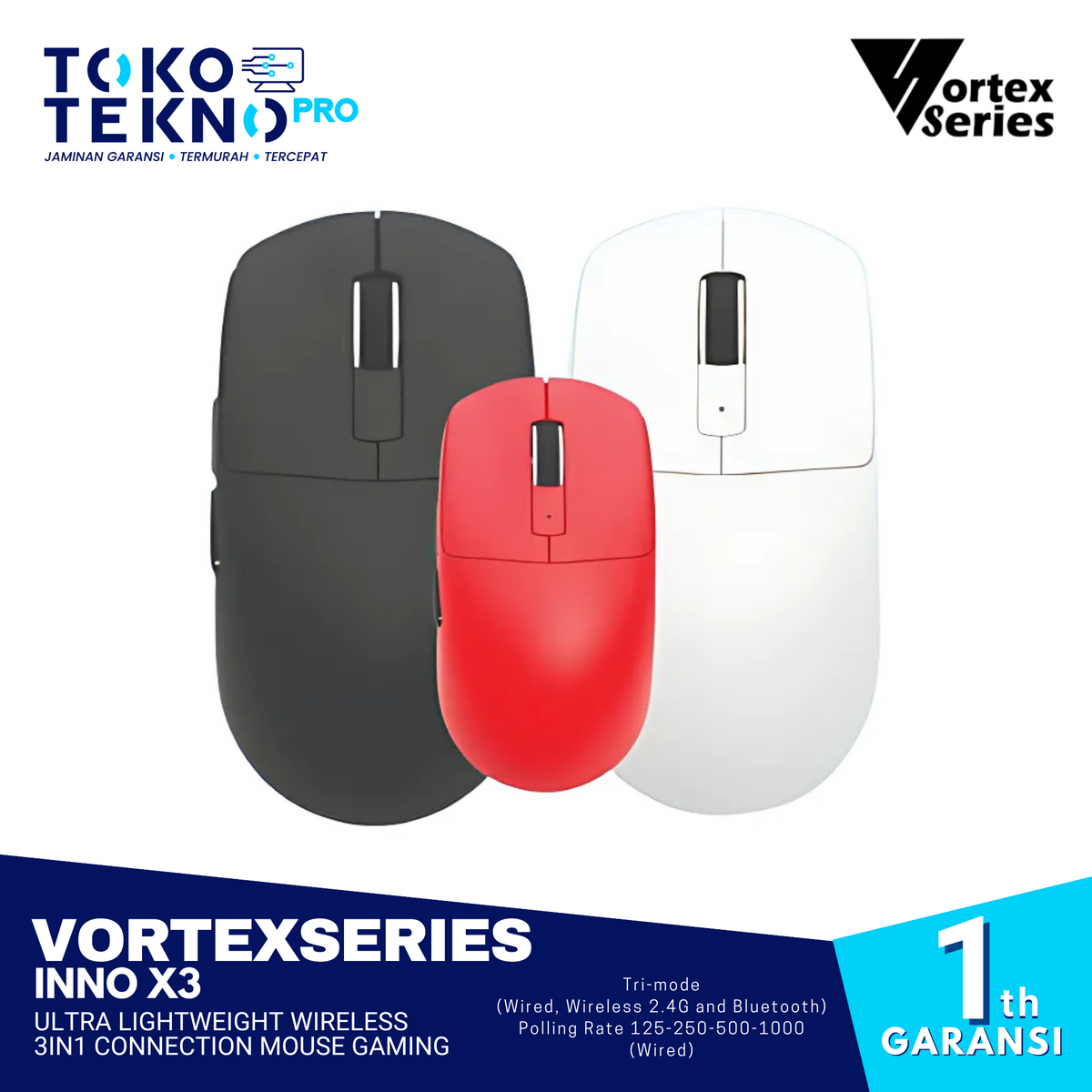VortexSeries Vortex Inno X3 / Inno X3 Pro Ultra Lightweight Wireless ...
